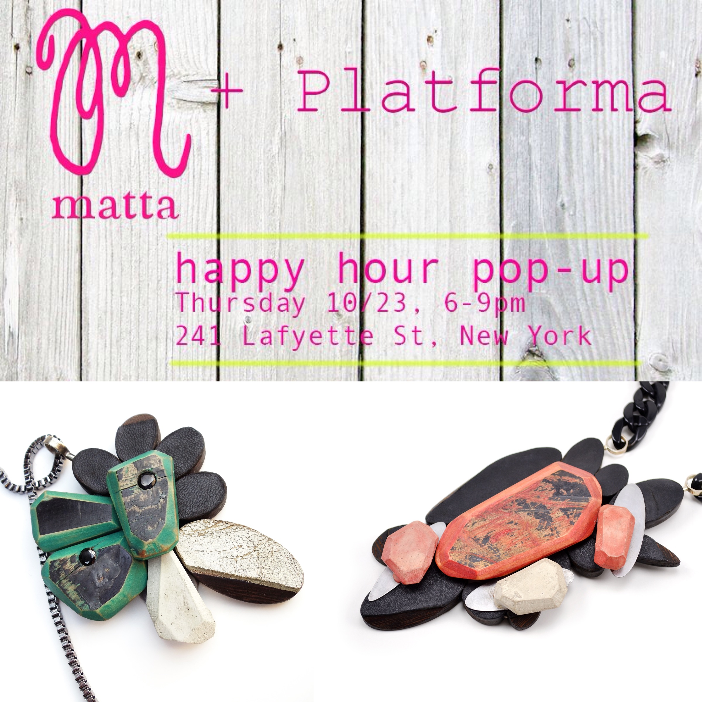 2014-Oct-MATTA-PlatformaPopUpNYC | tara locklear jewelry